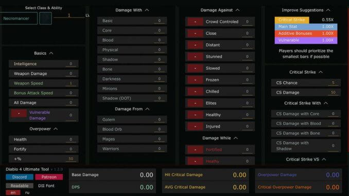 Diablo 4: Calculadora de daños para todas las construcciones ...